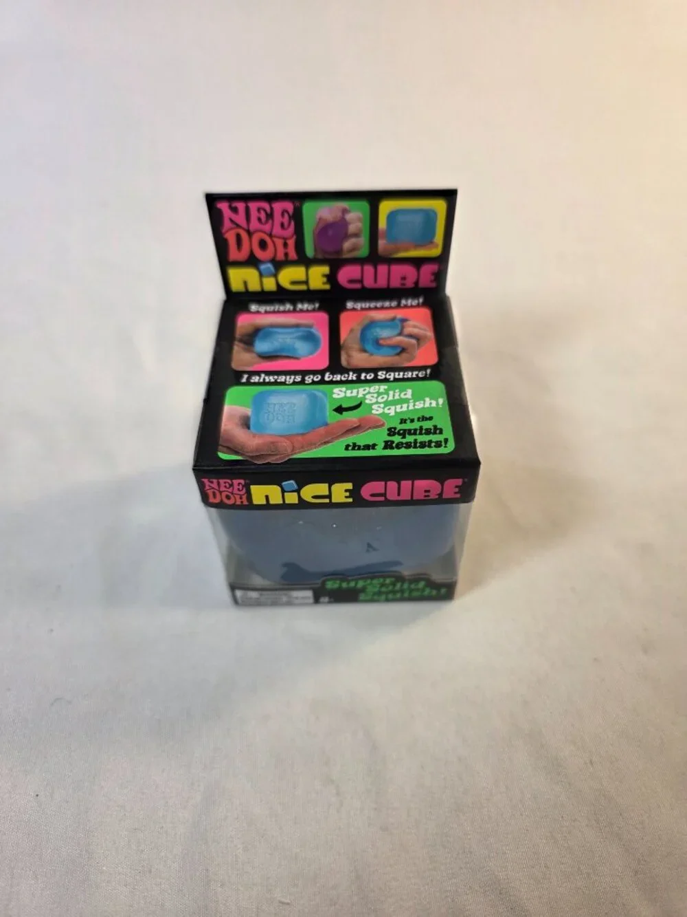 Schylling | Toys | Blue Color Nee Doh Nice Cube Squishy Fun Super Solid ...